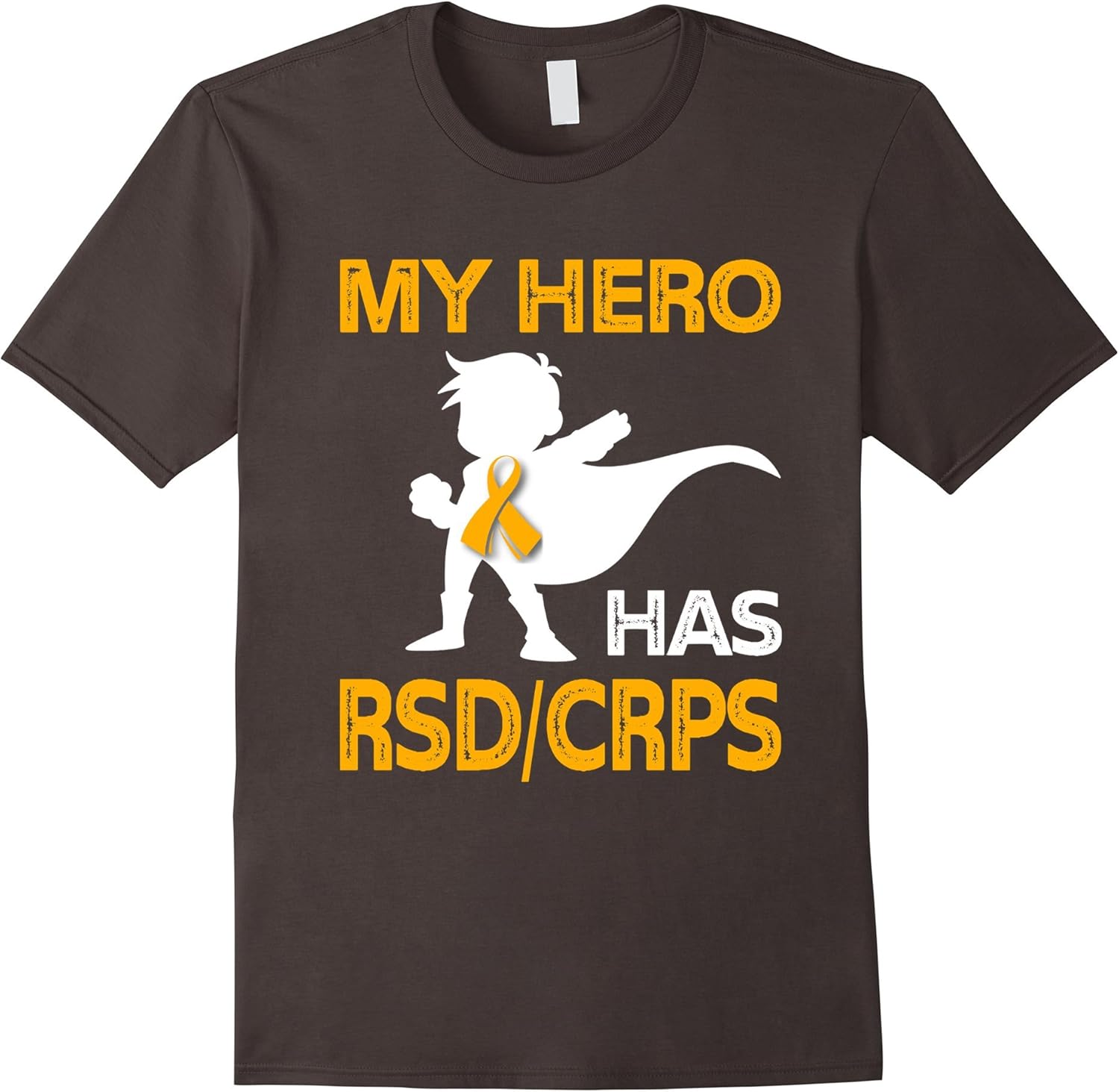 Amazon.com: MY HERO HAS RSD/CRPS T SHIRT : Clothing, Shoes & Jewelry
