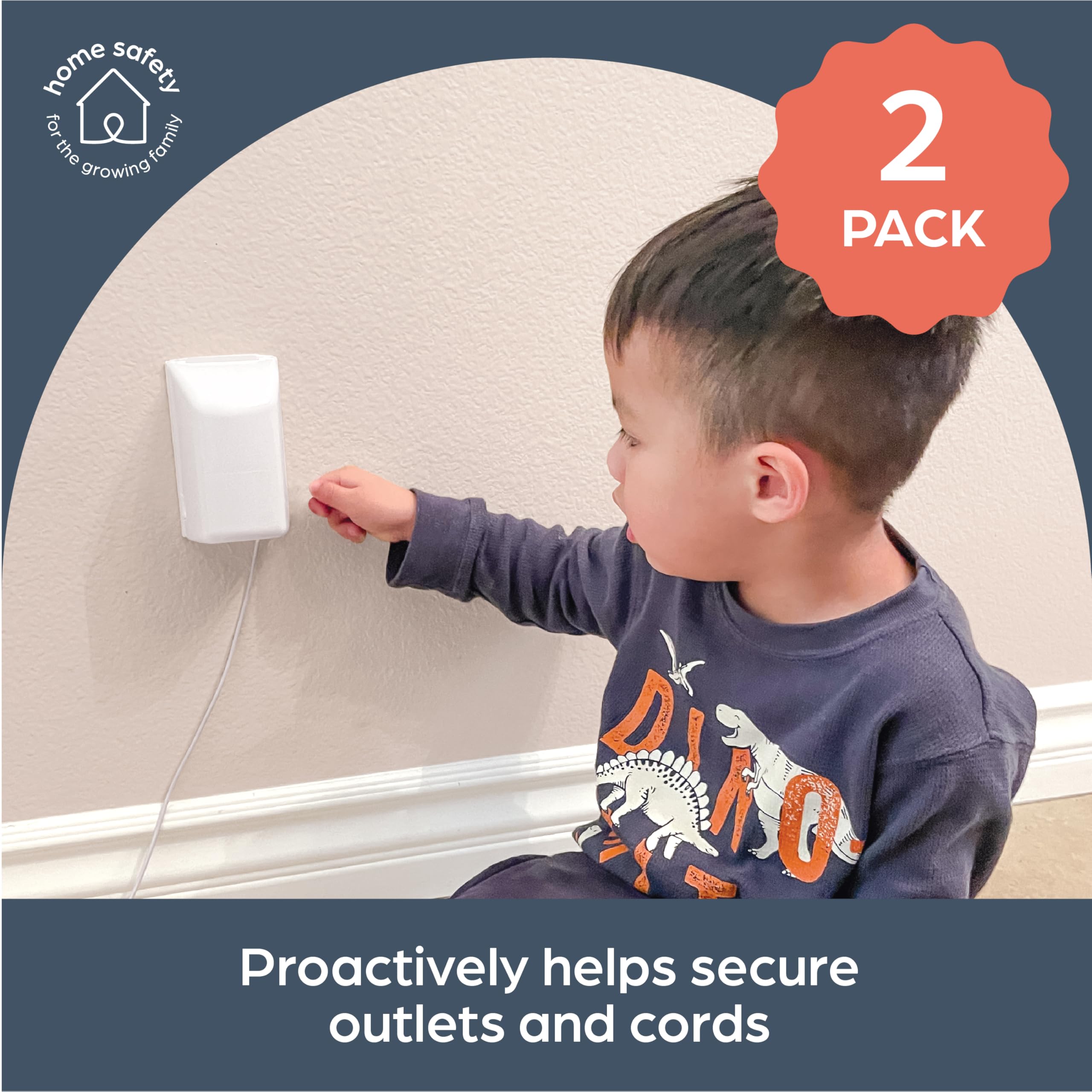 Snapklik.com : Dual Fit Outlet Cover Box - Baby Safety Outlet Cover For ...