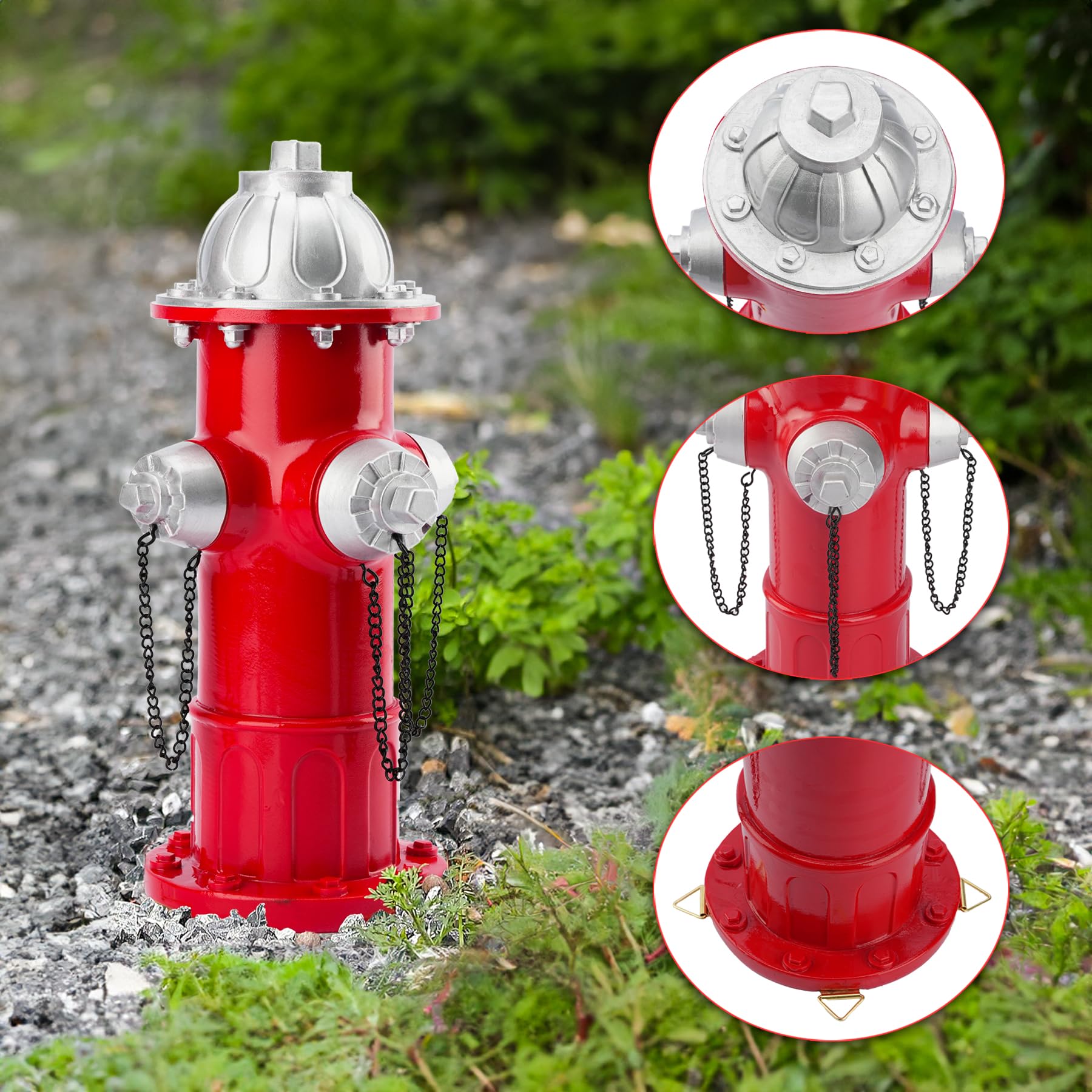Snapklik.com : Garden Fire Hydrant Outdoor Statue, Puppy Pee Post ...