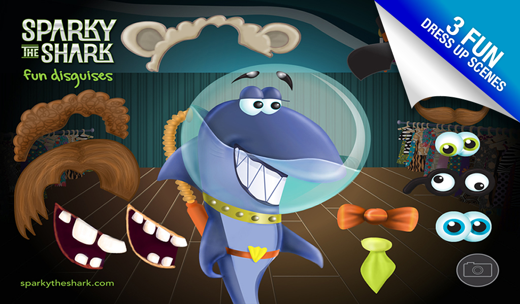 Sparky Shark - Fun Dress-Up Disguises for Kids - App on the Amazon Appstore