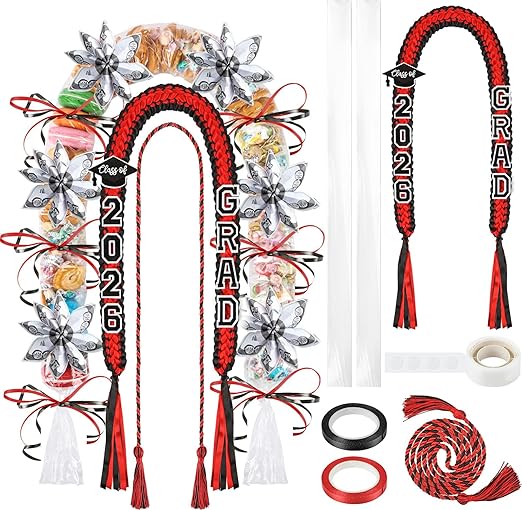 Amazon.com: YLOLUL 16 Pcs Graduation Leis 2026 Graduation Candy Lei Kit ...