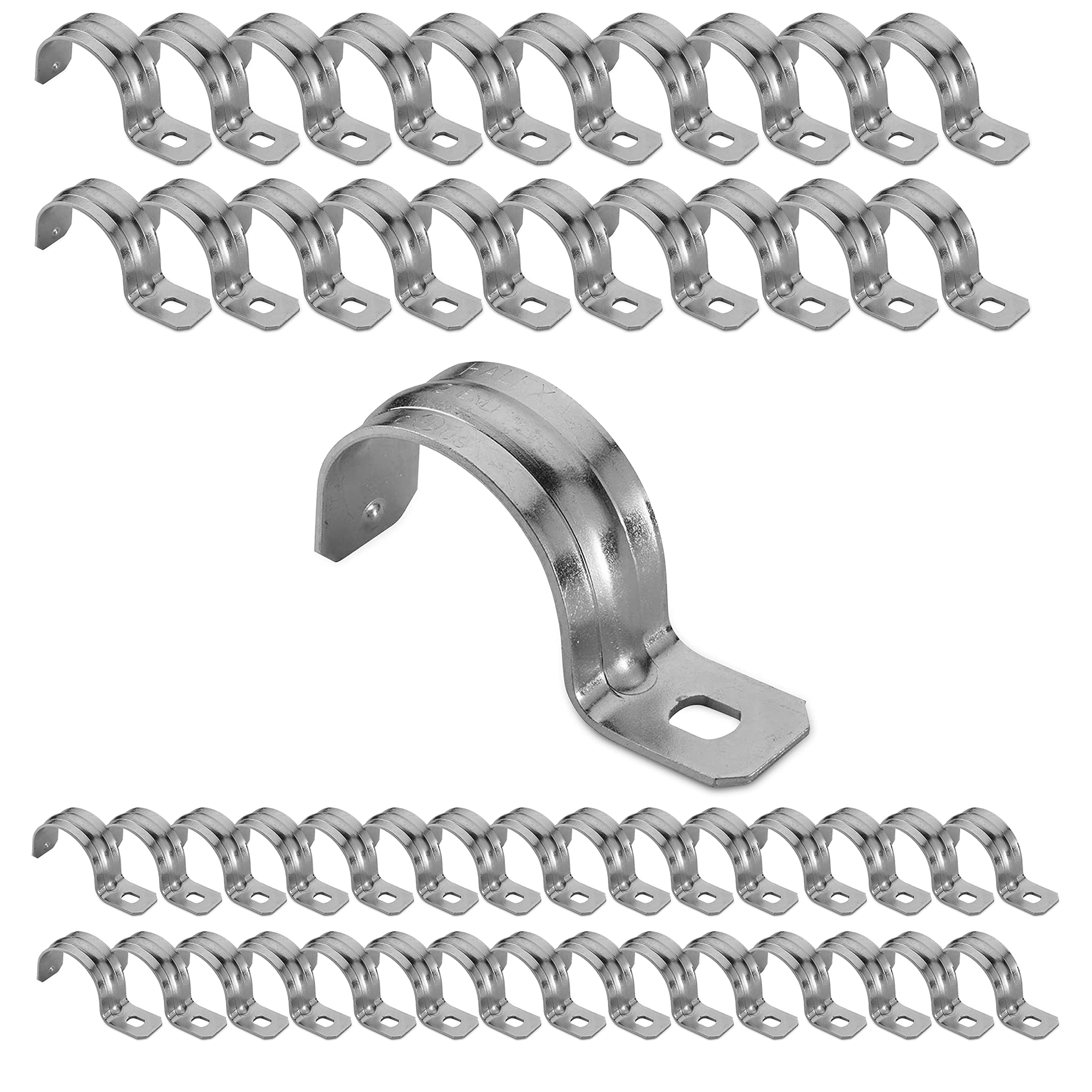 OhLectric 1 Hole 3/4 Inch Pipe Strap - Reinforced Rib For Extra ...