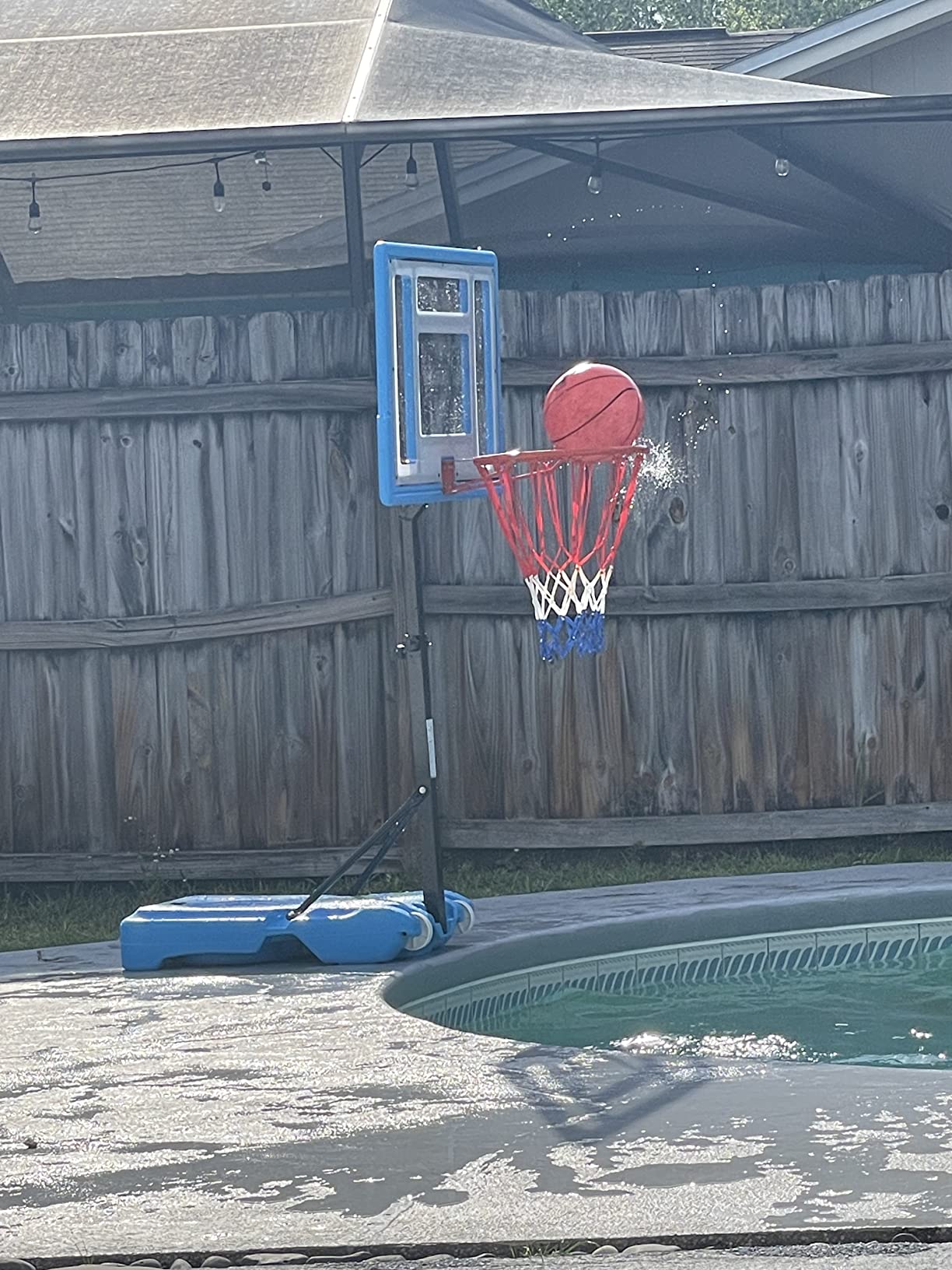 $18/mo - Finance PEXMOR Pool Basketball Hoop Poolside, 45-53 in/ 3.8-4. ...