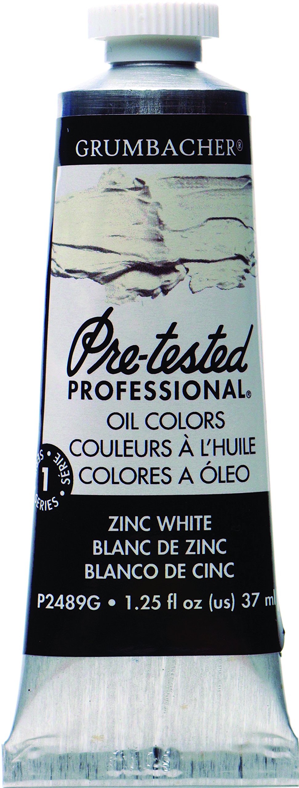 Amazon.com : Grumbacher Pre-Tested Oil Paint, 37ml/1.25 Ounce, Zinc ...