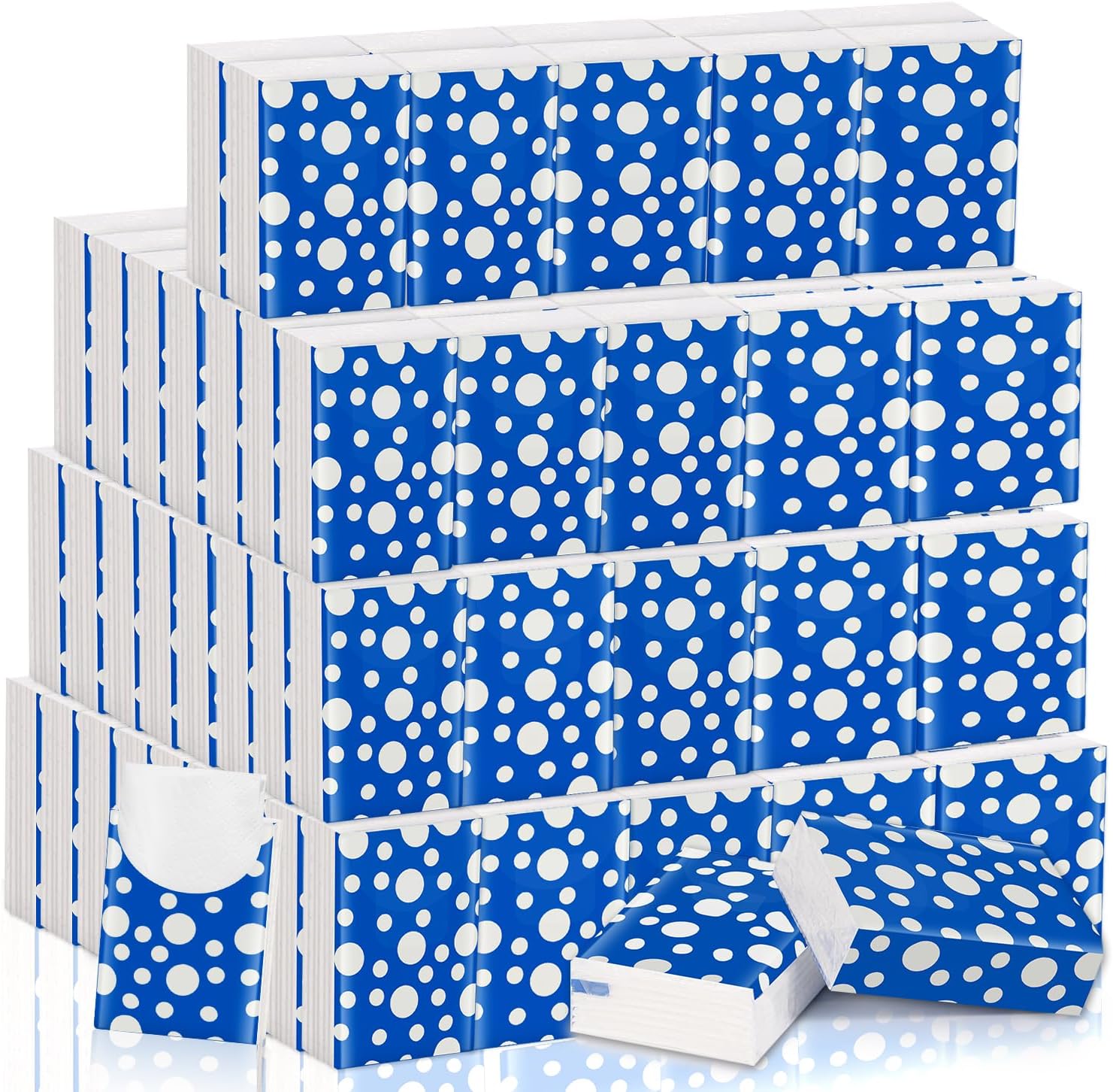 Amazon.com: 120 Pack Pocket Tissues Travel Packs 1200 Sheets Tissues ...