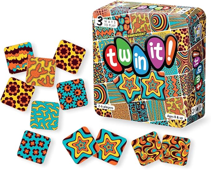 Amazon.com: Gamewright 253 Twin It! Card Game Multi-colored, 5" : Toys ...