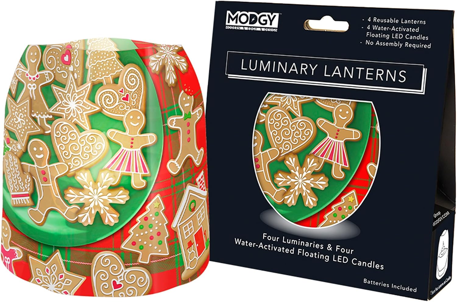 Amazon.com: MODGY Luminary LED Lantern Decorative Candle Holder Indoor ...