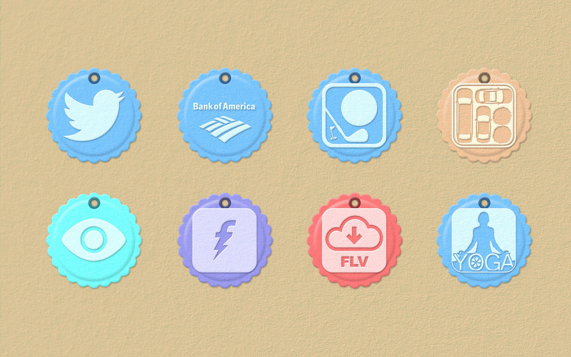 Paper Tag Icon Pack Theme:Amazon.co.uk:Appstore for Android