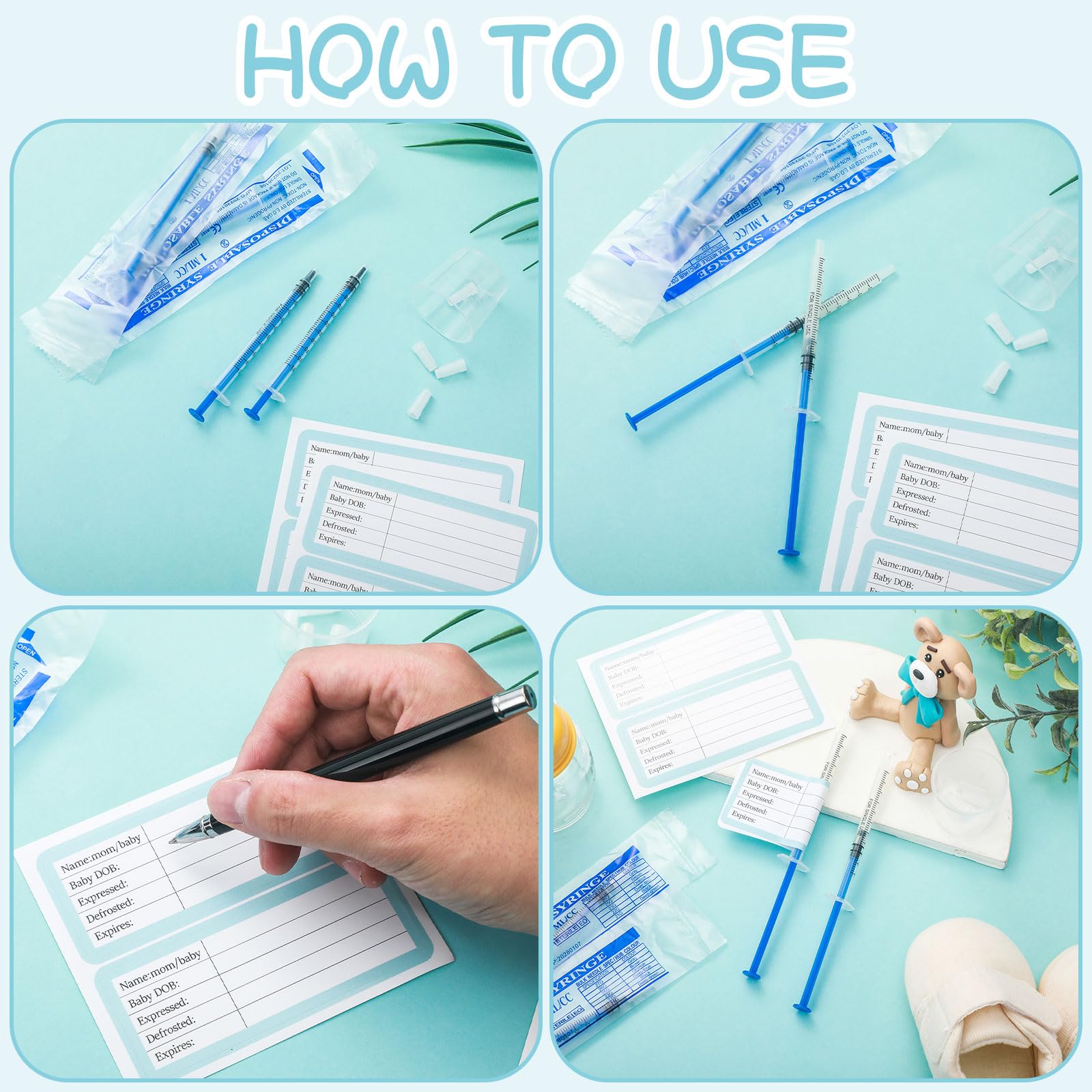 Snapklik.com : TrelaCo 100 Set Colostrum Collector Kit Include 100 ...