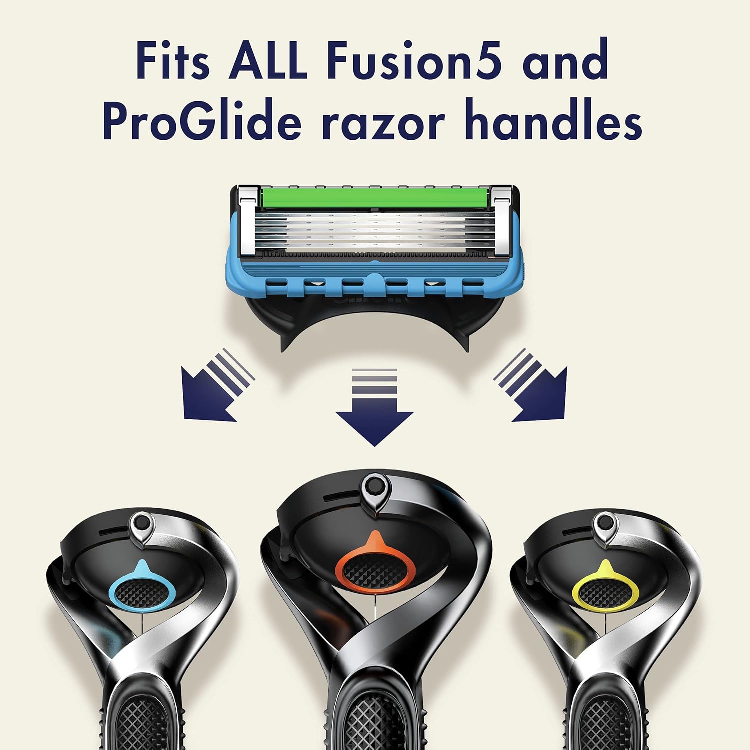Fusion5 ProGlide Men”s Razor Blades, 4 Blade Refills – Totalhill.com ...