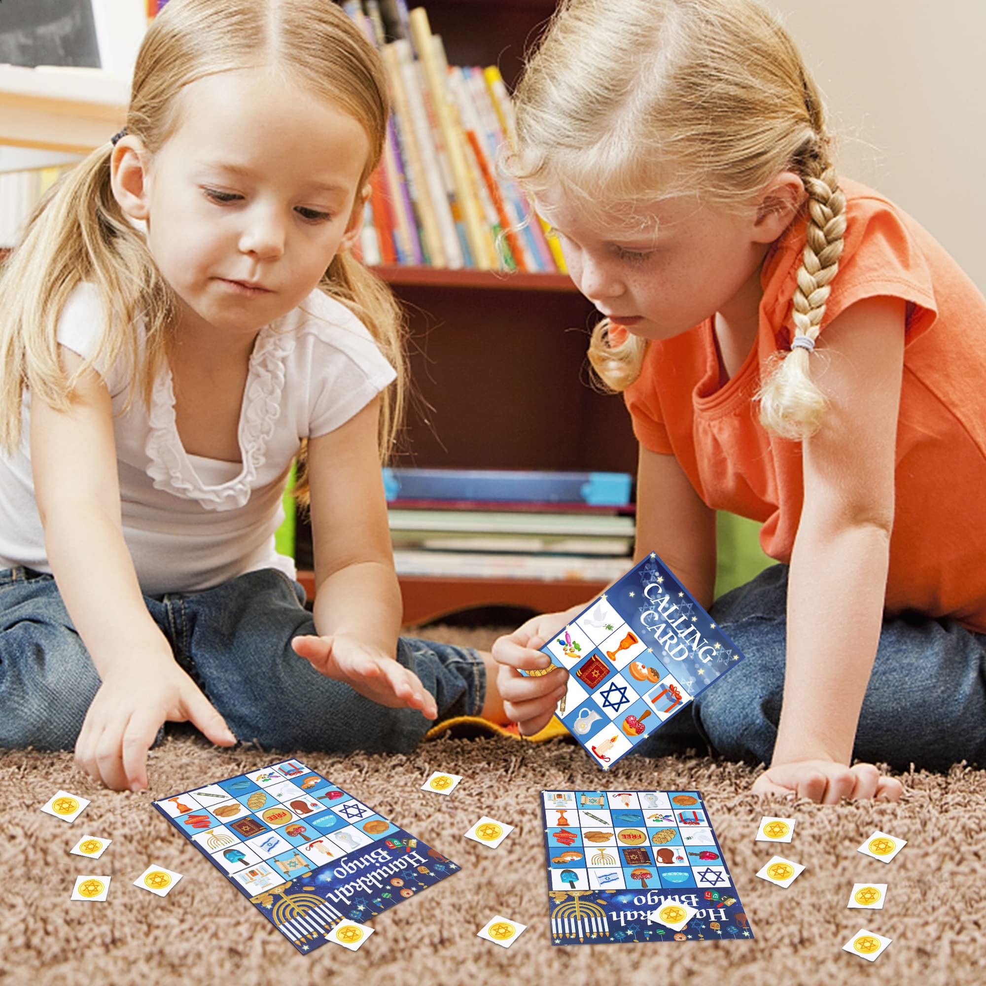 Hanukkah Decorations Hanukkah Bingo Game , Hanukkah Bingo Cards With 24 ...