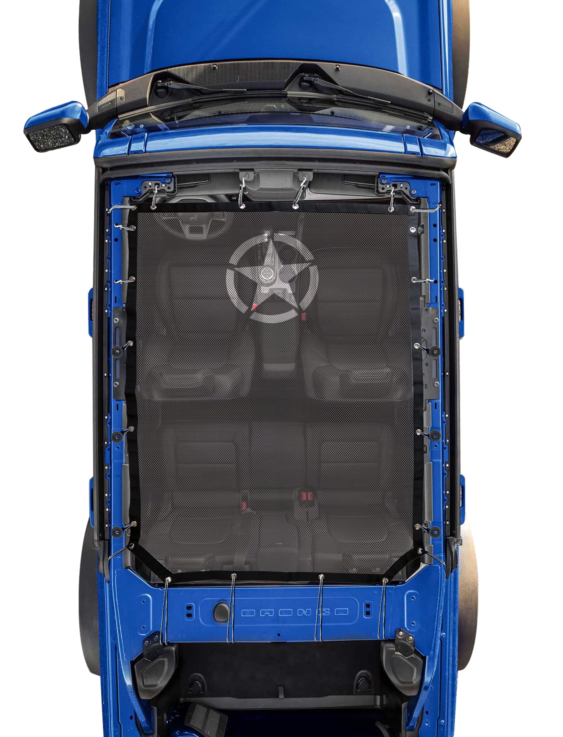 Snapklik.com : Sukemichi Sunshade For Ford Bronco, Full Length Mesh Sun ...