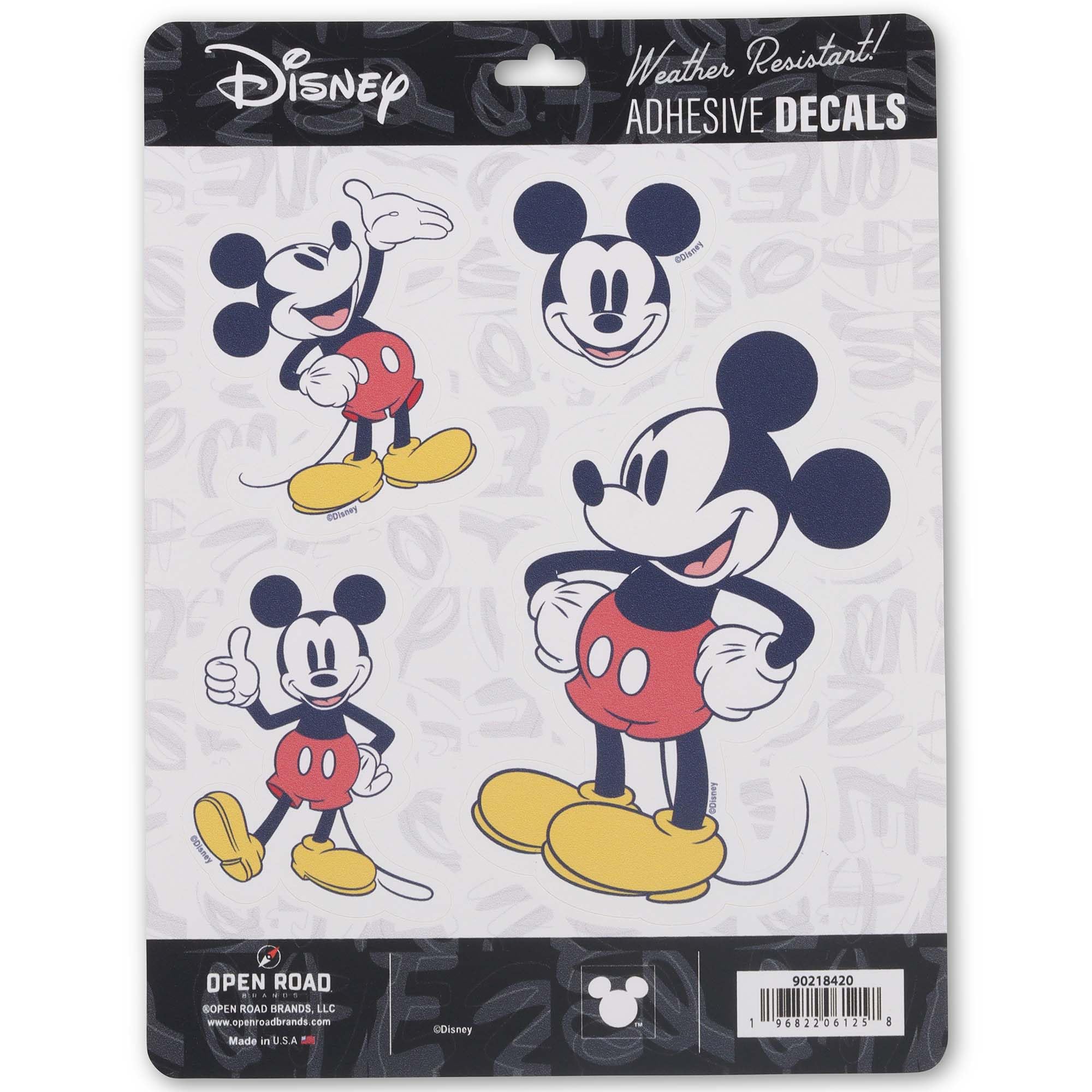 Snapklik.com : Disney Mickey Mouse Classic Adhesive Vinyl Decals