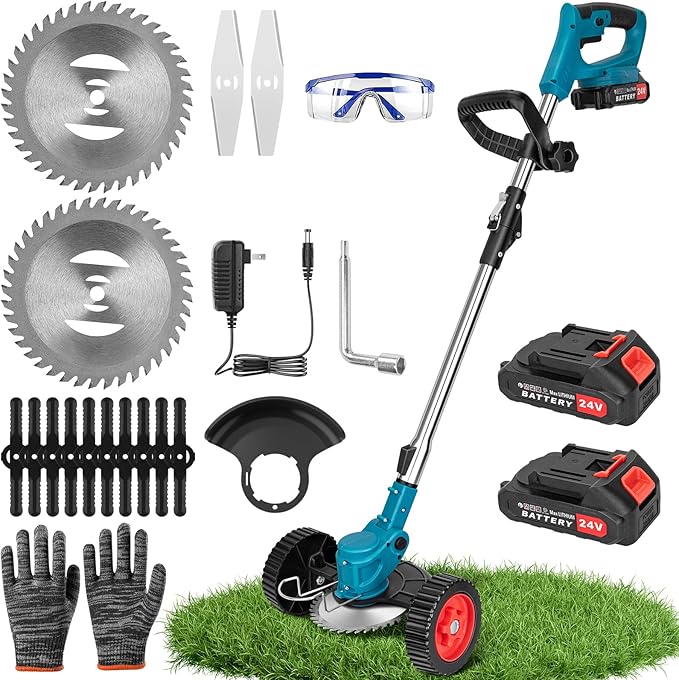 Amazon.com : RAINBEAN Electric Weed Wacker with Fast Charger, 3-in-1 ...