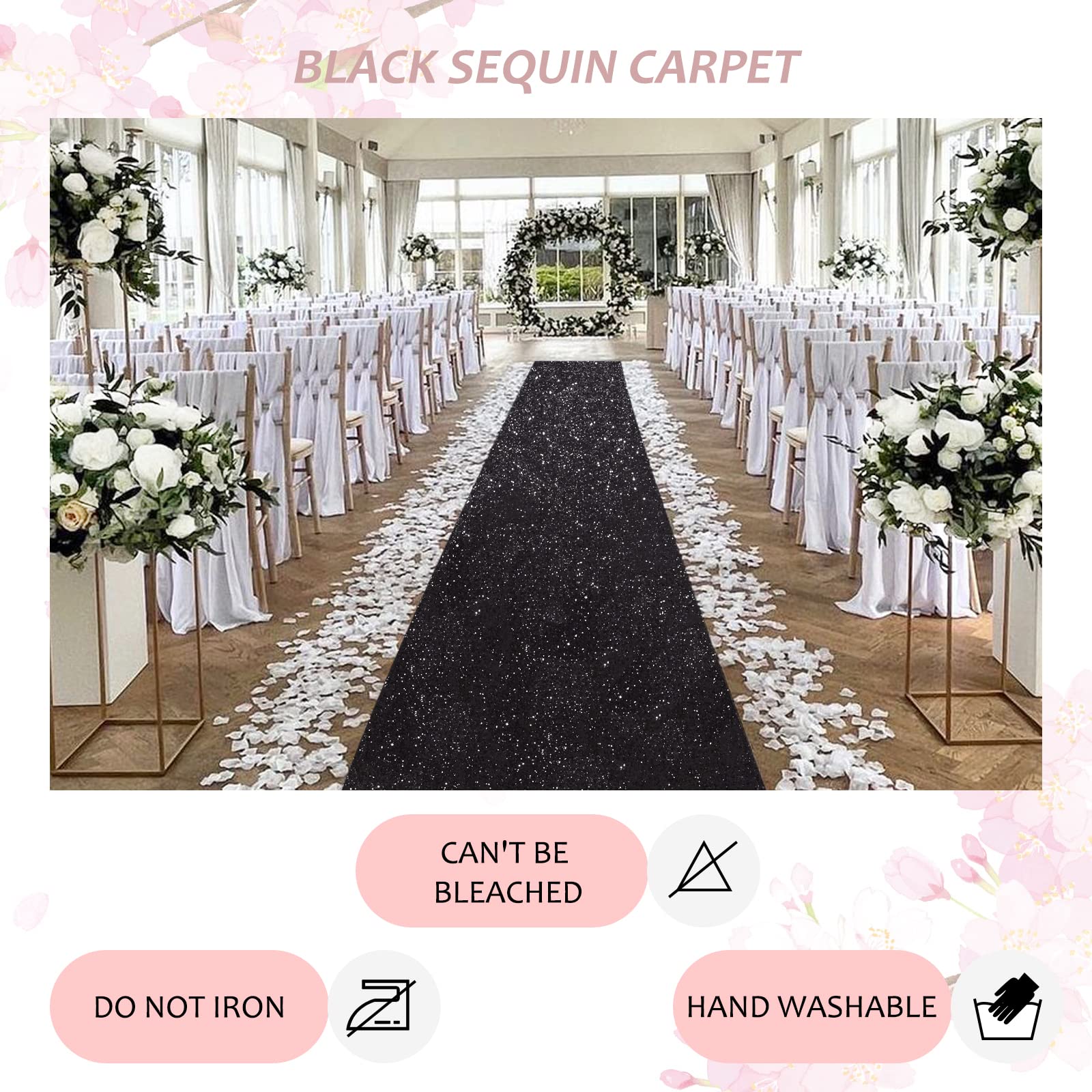 Black And White Aisle Runner