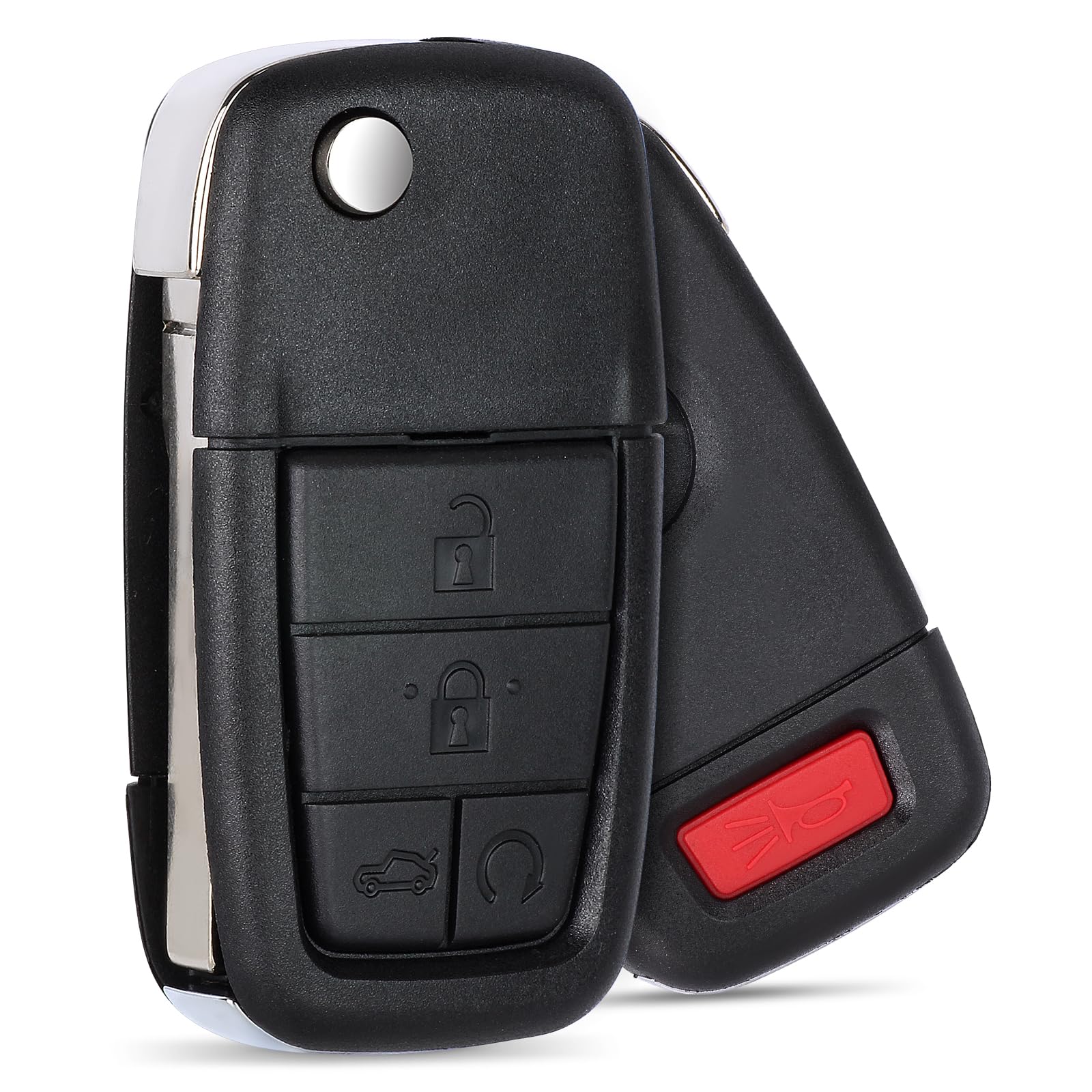 Amazon.com: Yewong Keyless Entry Flip Remote Car Smart Key Fob for ...