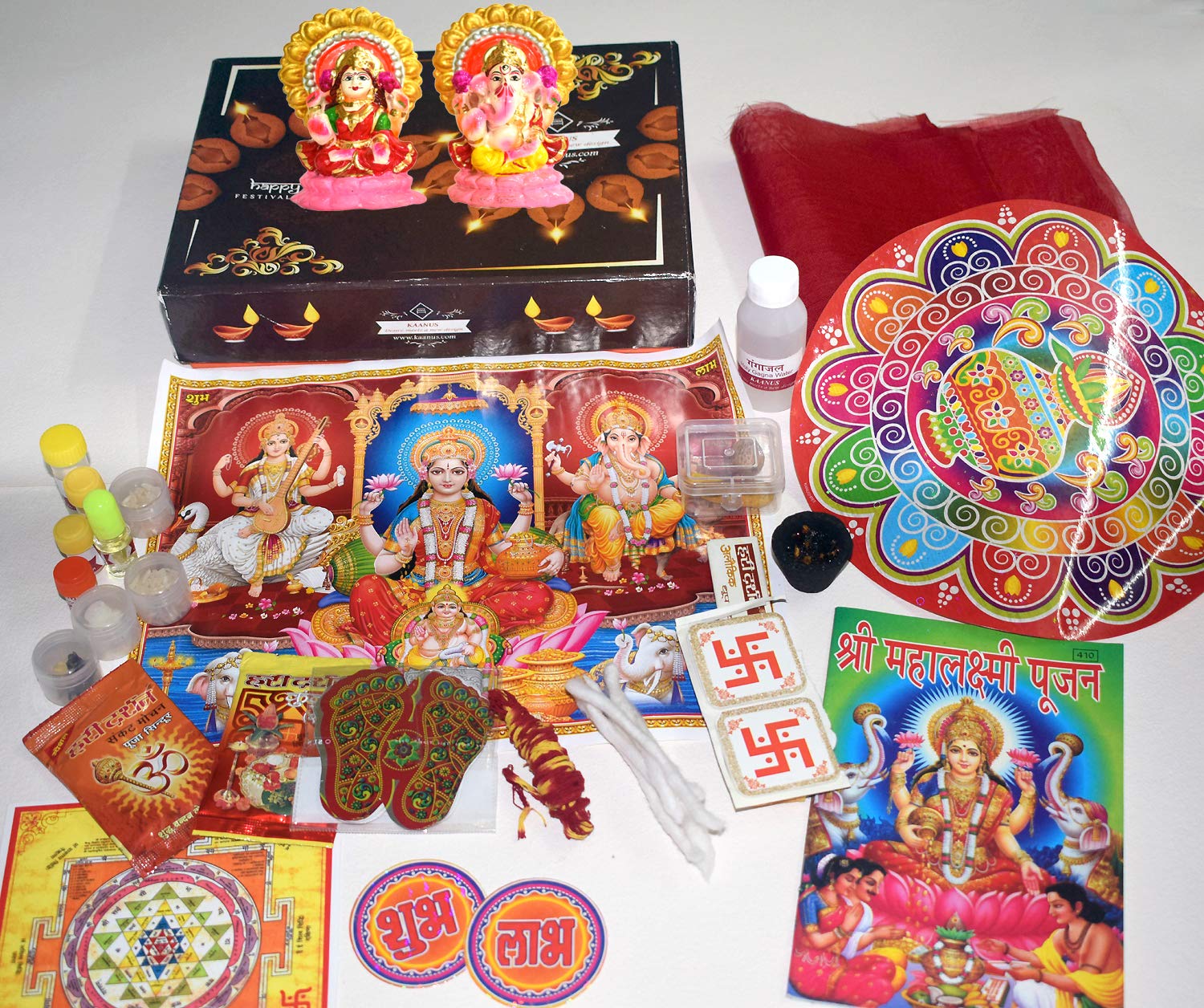 Buy KAANUS Complete Diwali Puja Kit | Deepawali Pooja Kit | Diwali ...