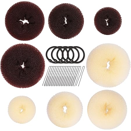 Amazon.com: Hair Bun Maker Set, FANDAMEI Donut Bun Maker Set With 4pcs ...