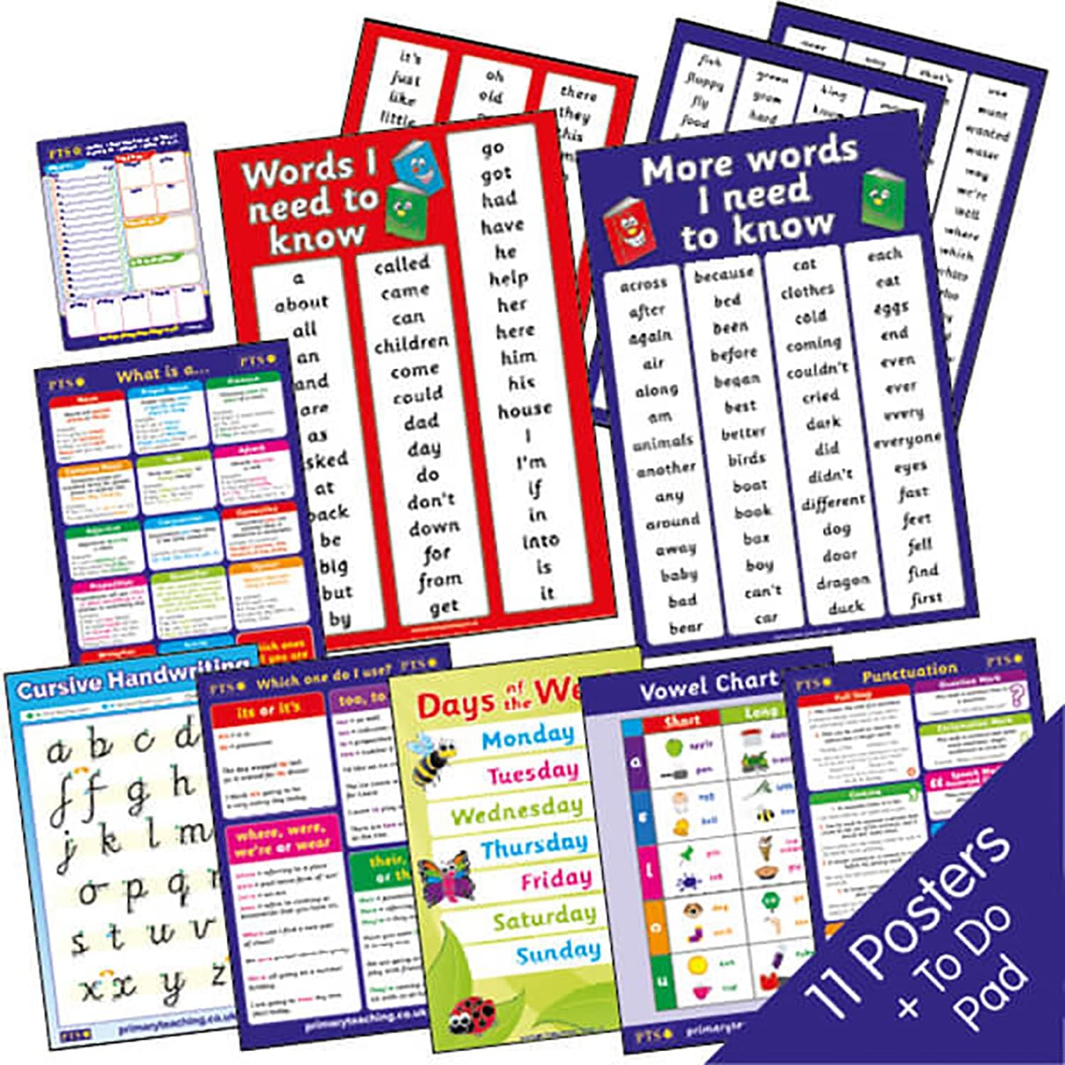 12 Mixed English Literacy Childrens Pupils Teachers Word Grammar ...