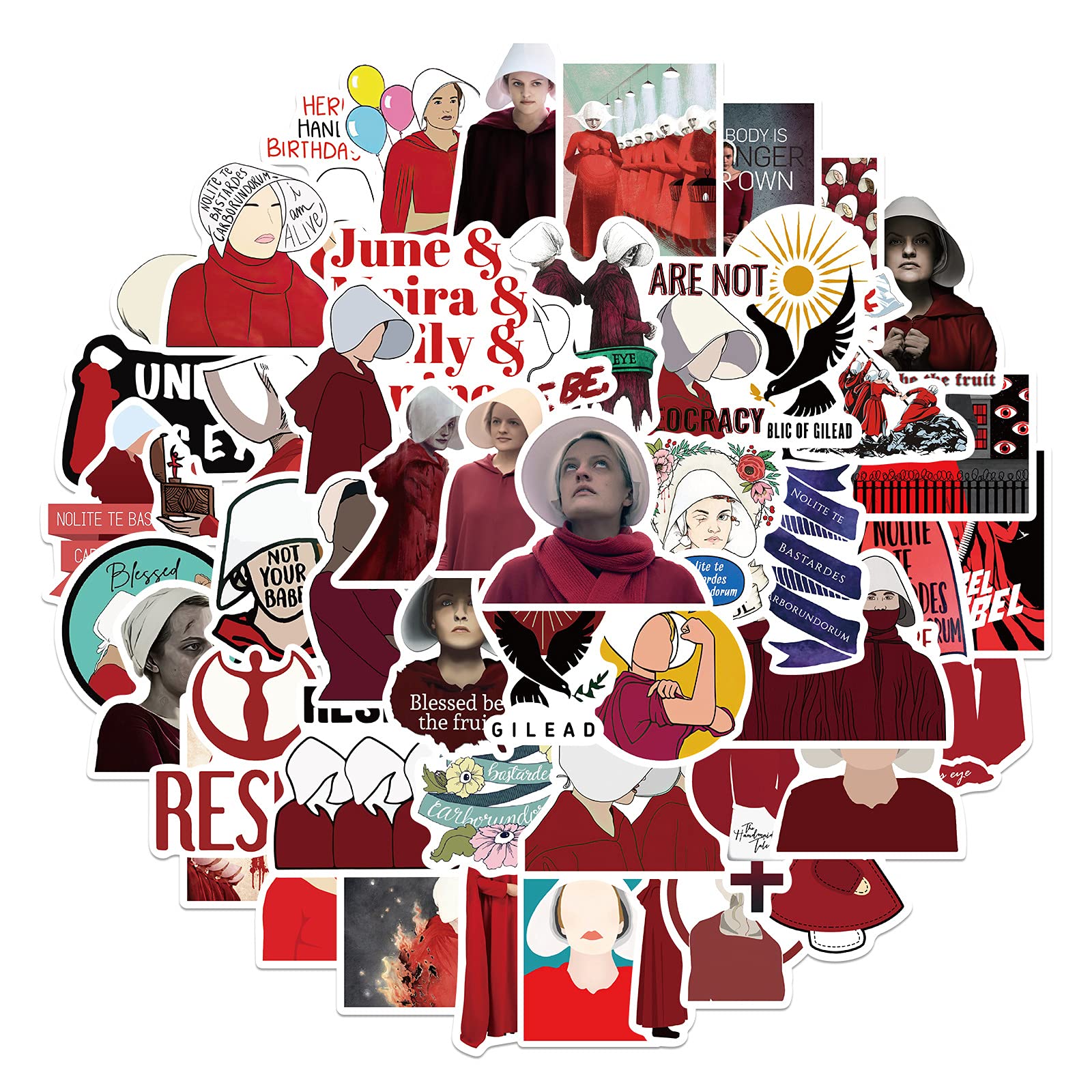 Buy The Handmaid's Tale Stickers 50Pcs US TV Series Stickers Water ...