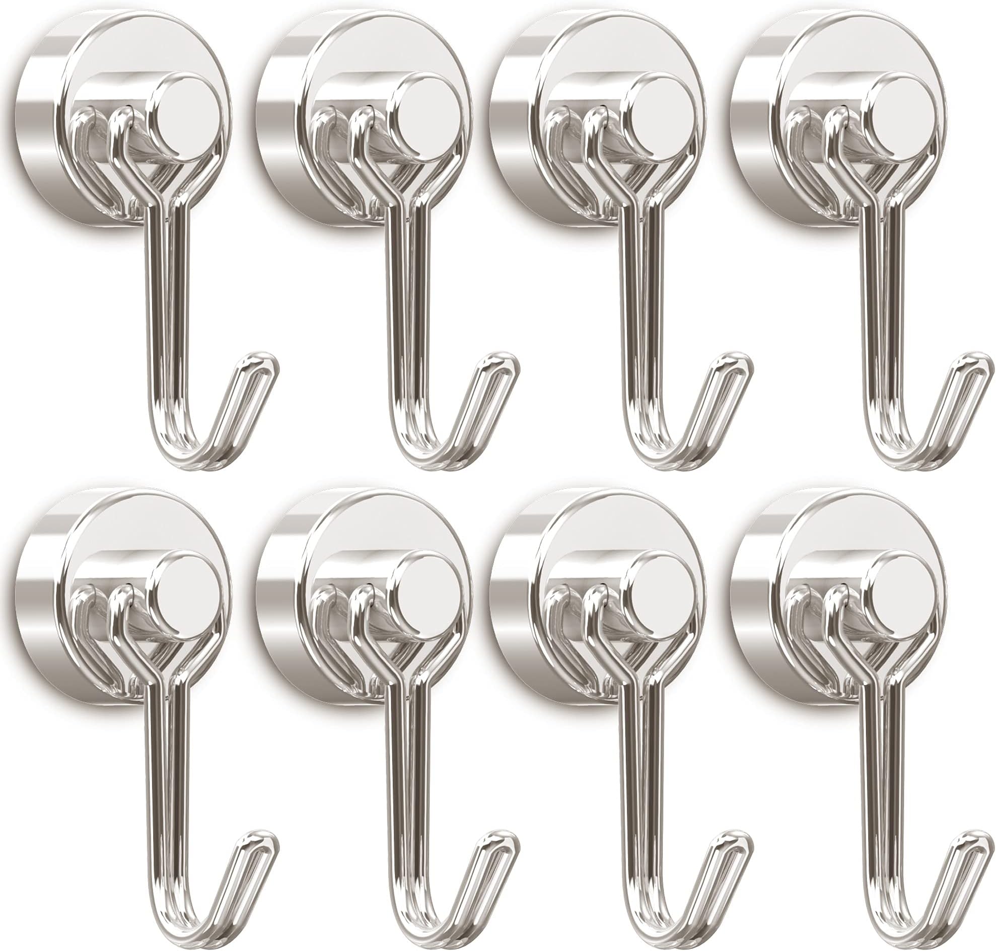 Amazon.com: Magnetic Hooks Heavy Duty 100LBS Refrigerator Hooks for ...