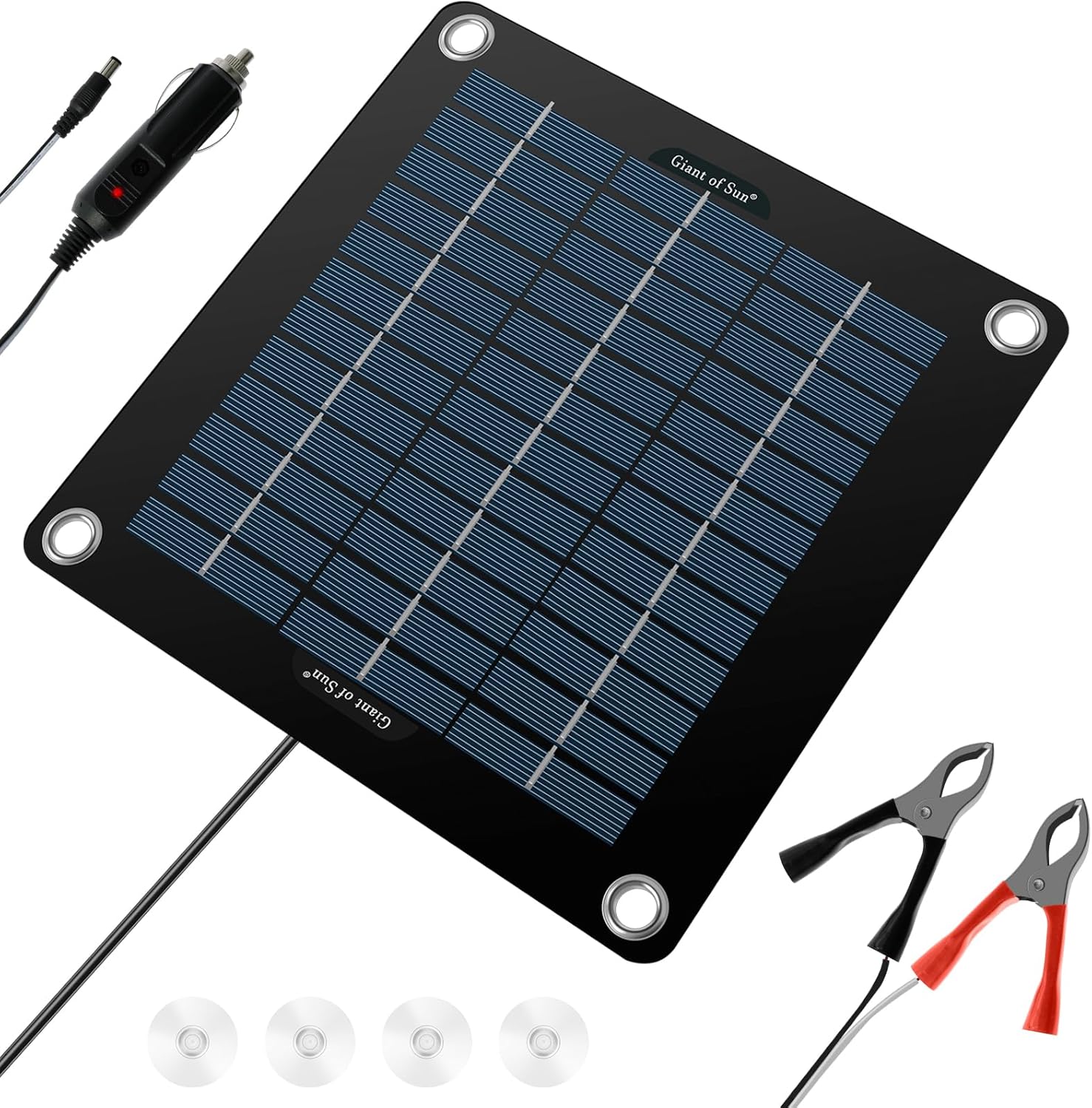 Amazon.com : Upgraded 10W Solar Panel Kit, 12V Waterproof Solar Trickle ...