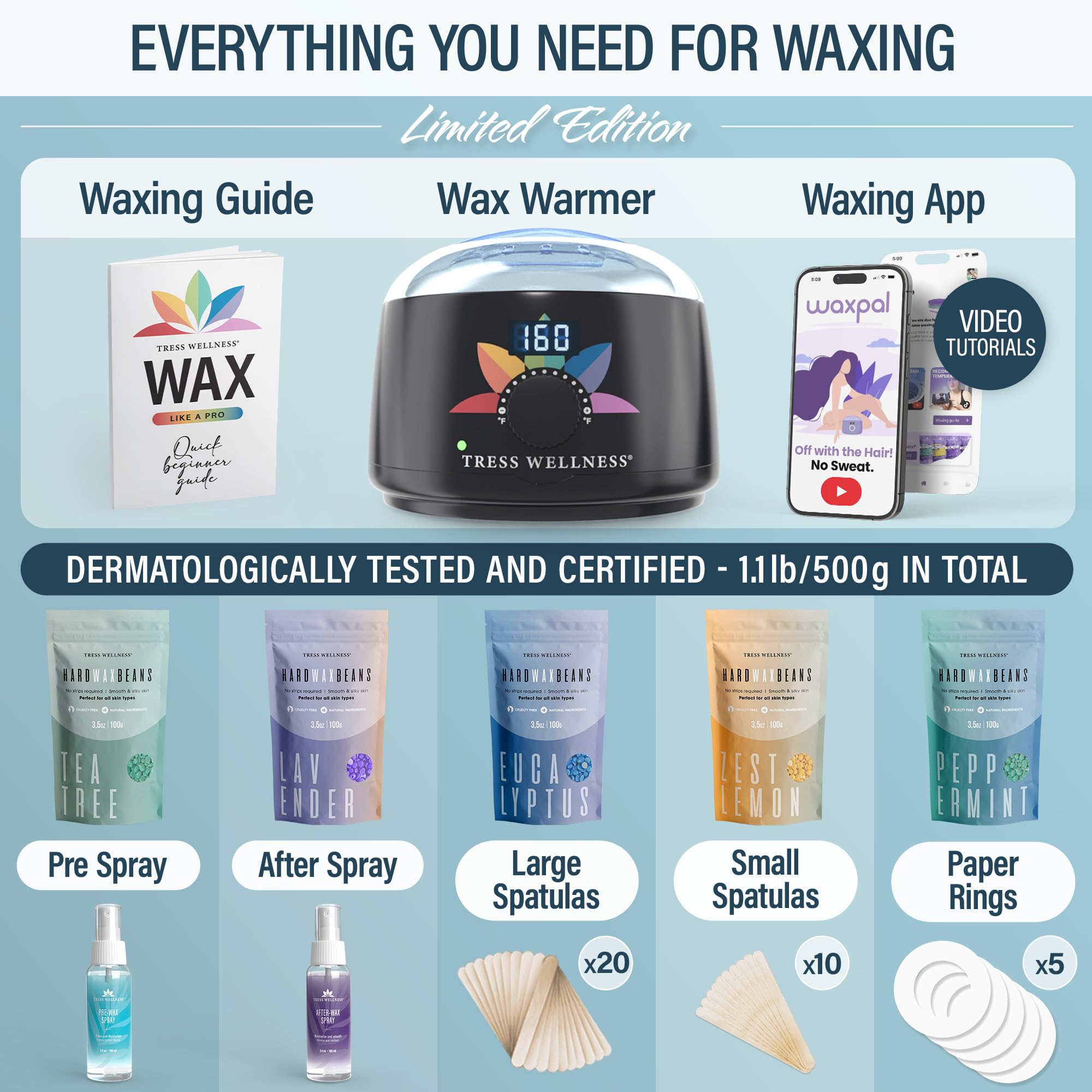 Snapklik.com : Tress Wellness Waxing Kit For Brazilian Wax - Easy To ...