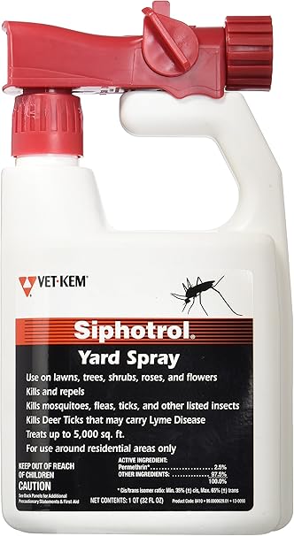 Amazon.com: Vet Kem Siphotrol Yard Pest Control Spray, 32-Ounce : Patio ...