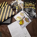 Amazon.com: XLSXEXCL Birthday Explosion Gift Box, Black Gold Theme ...