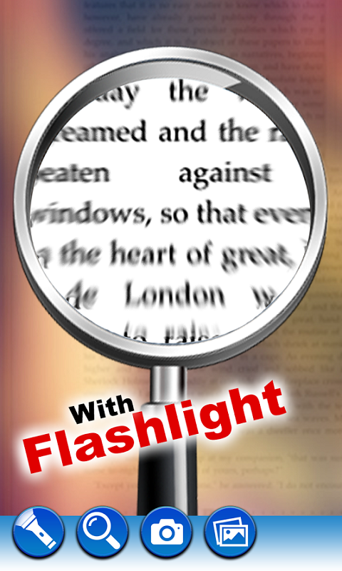 Super Magnifier Zoomer - LED Flashlight - App on Amazon Appstore