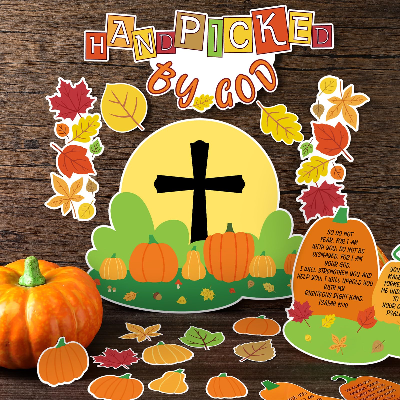 Snapklik.com : 90 Pcs Religious Fall Bulletin Board Decorations ...