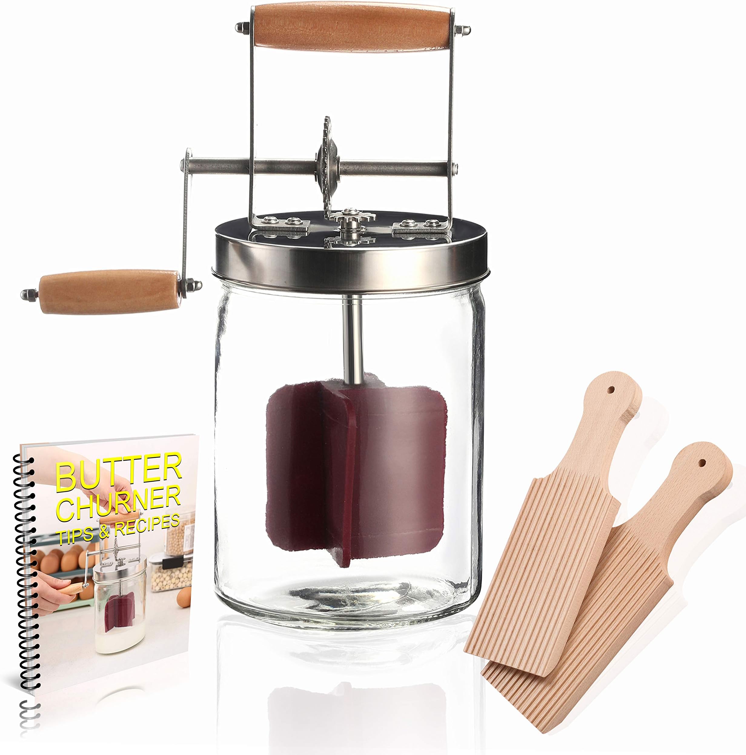 Amazon.com | Dazey Butter Churn - Hand Crank Butter Churner- Manual ...