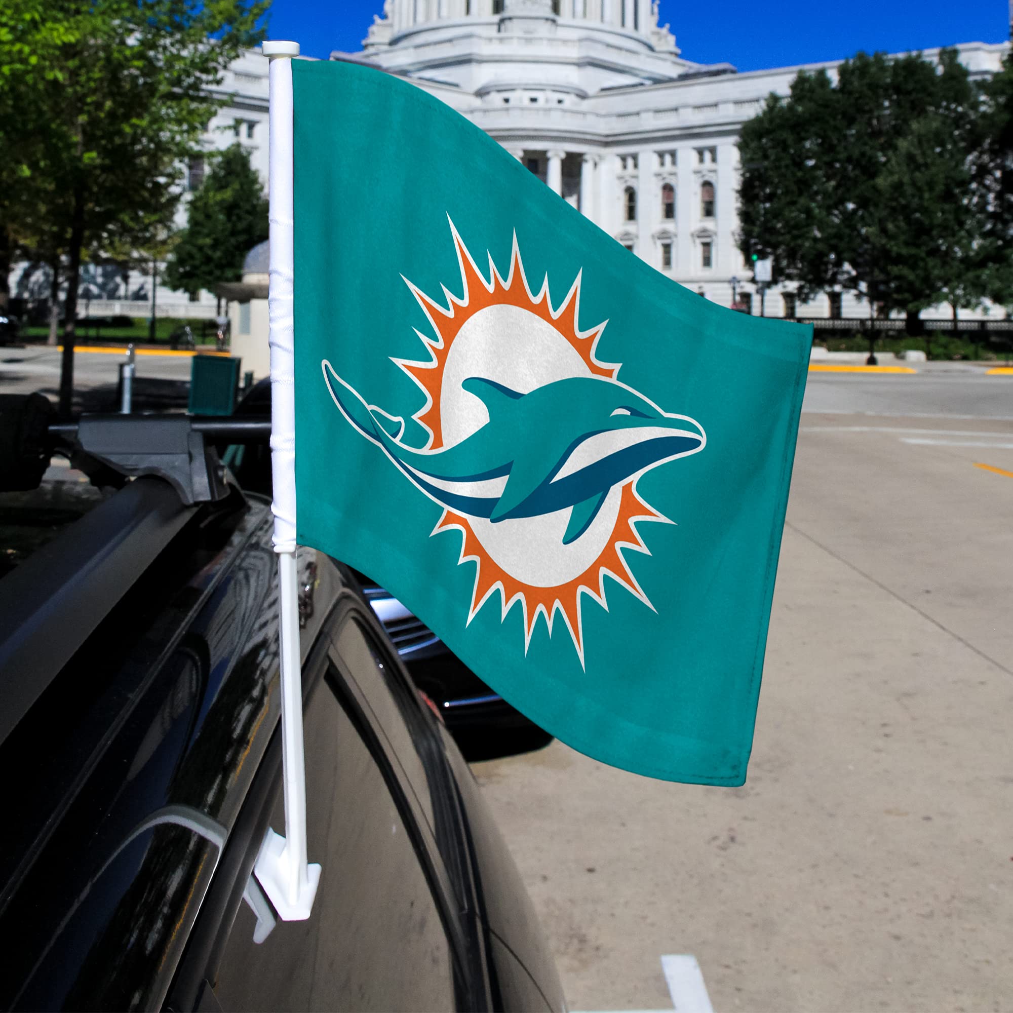 Rico Industries NFL Car Flag Double Sided Car Accessory