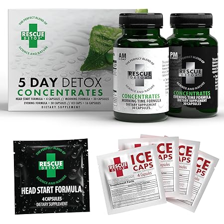 Amazon.com: Rescue Detox - 5 Day Detox Concentrates +Plus ...