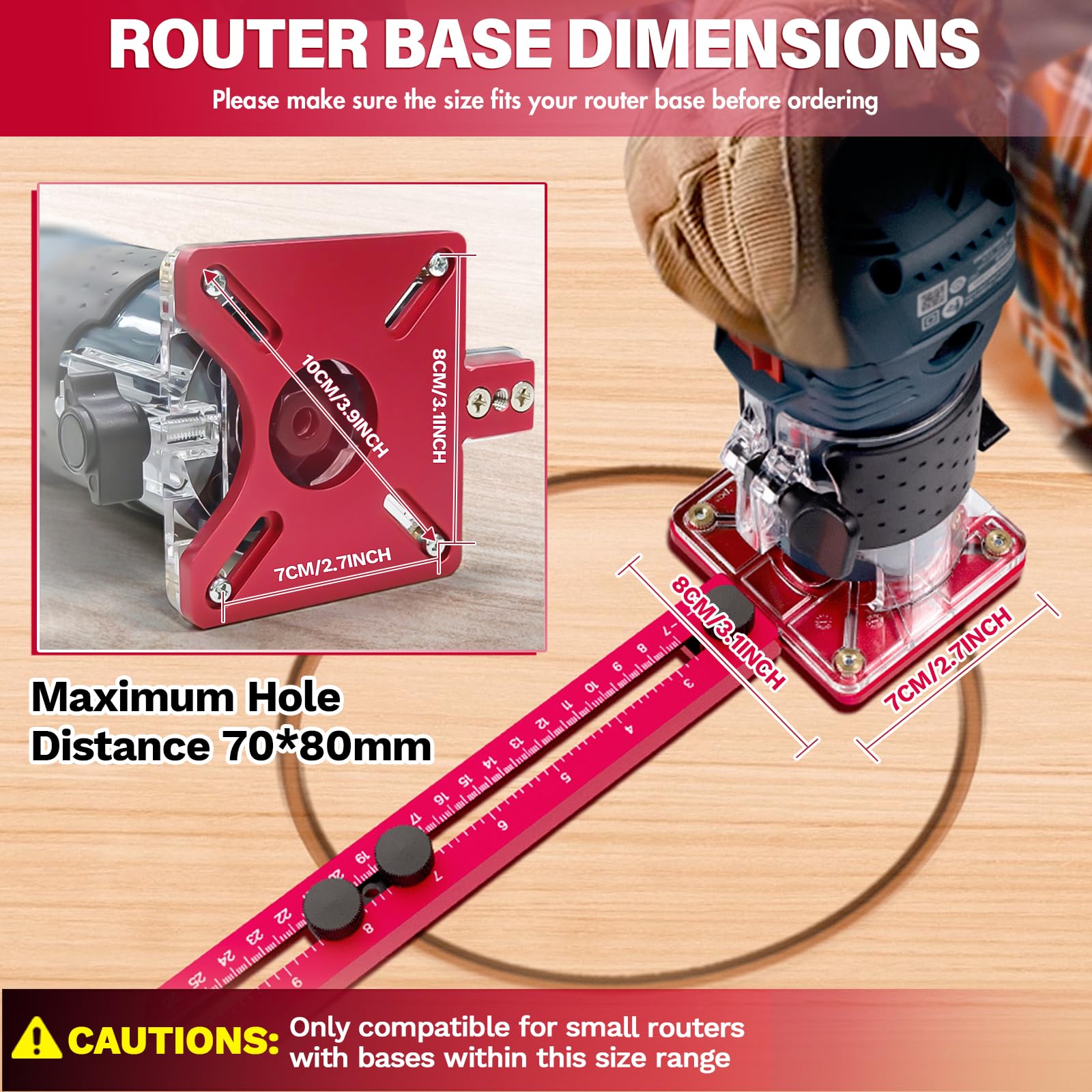 4 in 1 Router Milling Groove Bracket, Multifunctional Cabinet Hardware ...