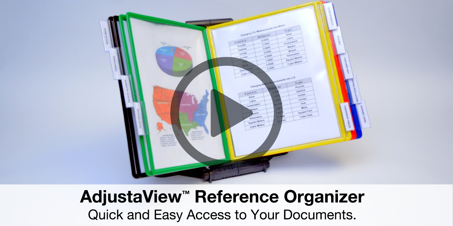 Watch AdjustaView Reference Organizer on Amazon Live
