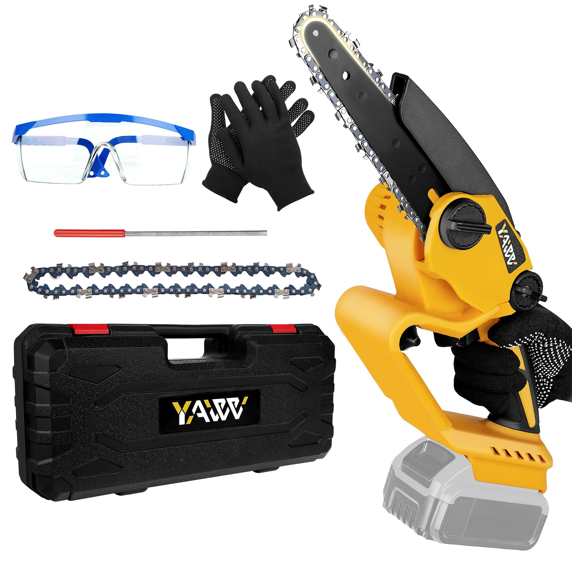 Snapklik.com : Mini Chainsaw For DeWalt 20V Max Battery, 6 Inch ...