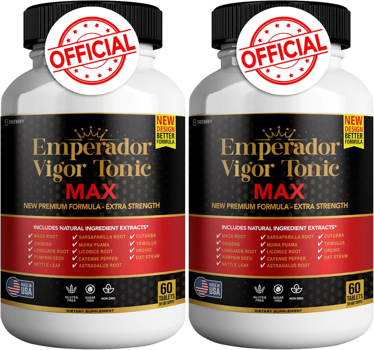 Amazon.com: GREENVIFY Emperador Vigor Tonic Max Male Health Supplement ...