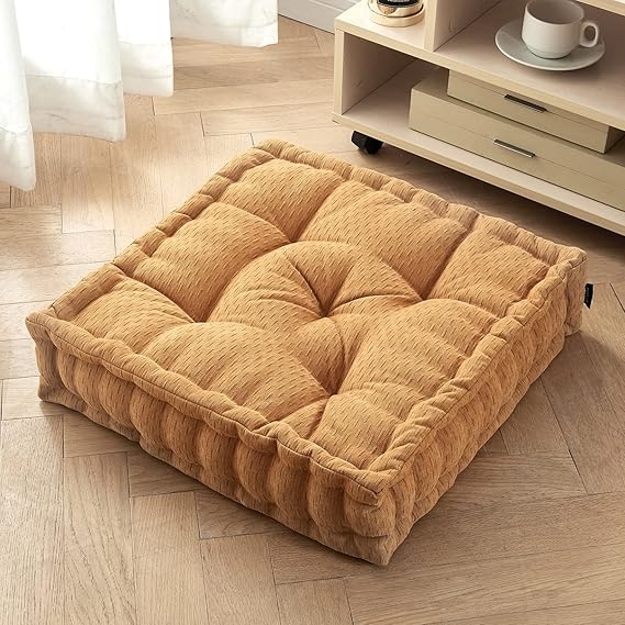 Amazon.com: Getmo Resin Floor Pillow,Large Floor Cushion,Meditation ...