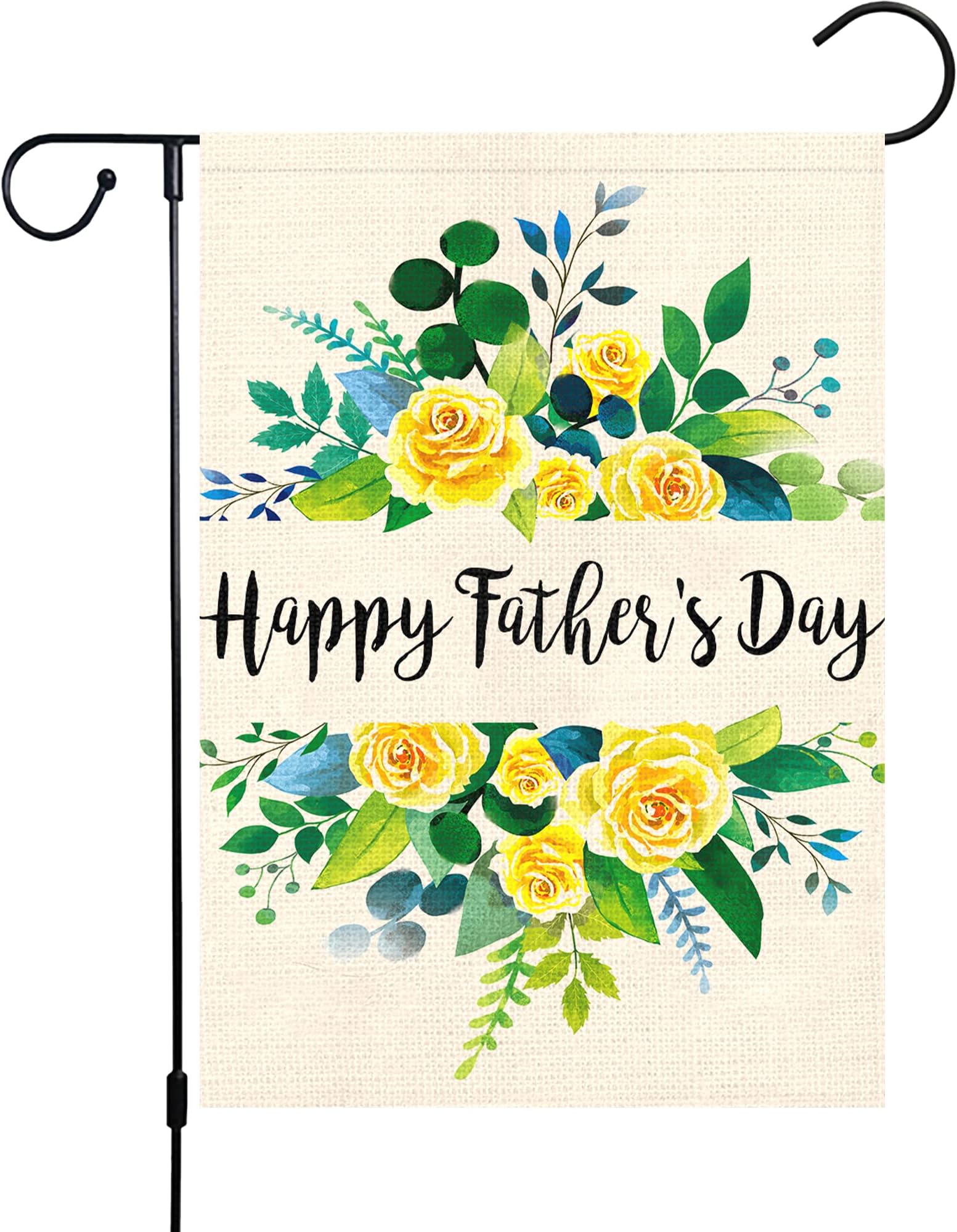 Amazon.com : Louise Maelys Happy Father's Day in Heaven Garden Flag ...