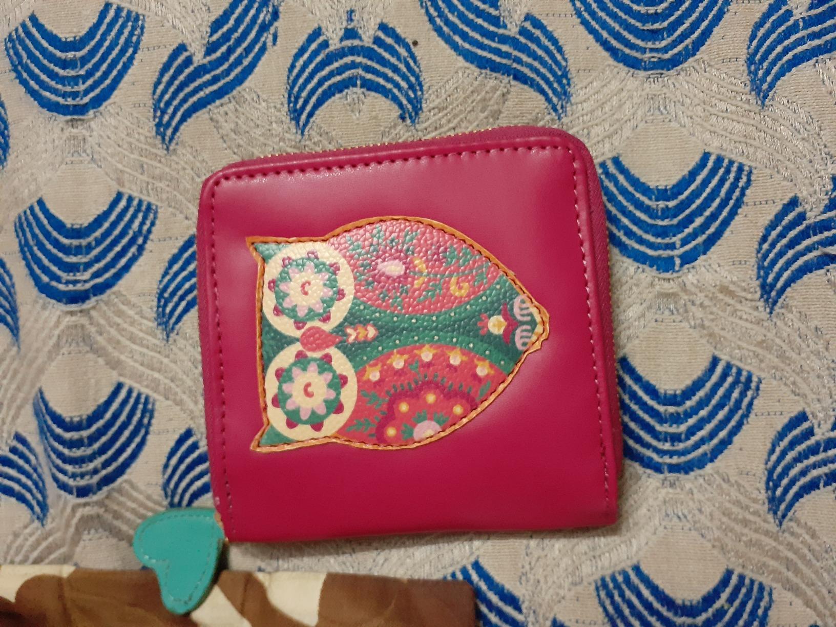 Buy Chumbak Women's Mini Wallet |Owl Applique Collection | Vegan ...