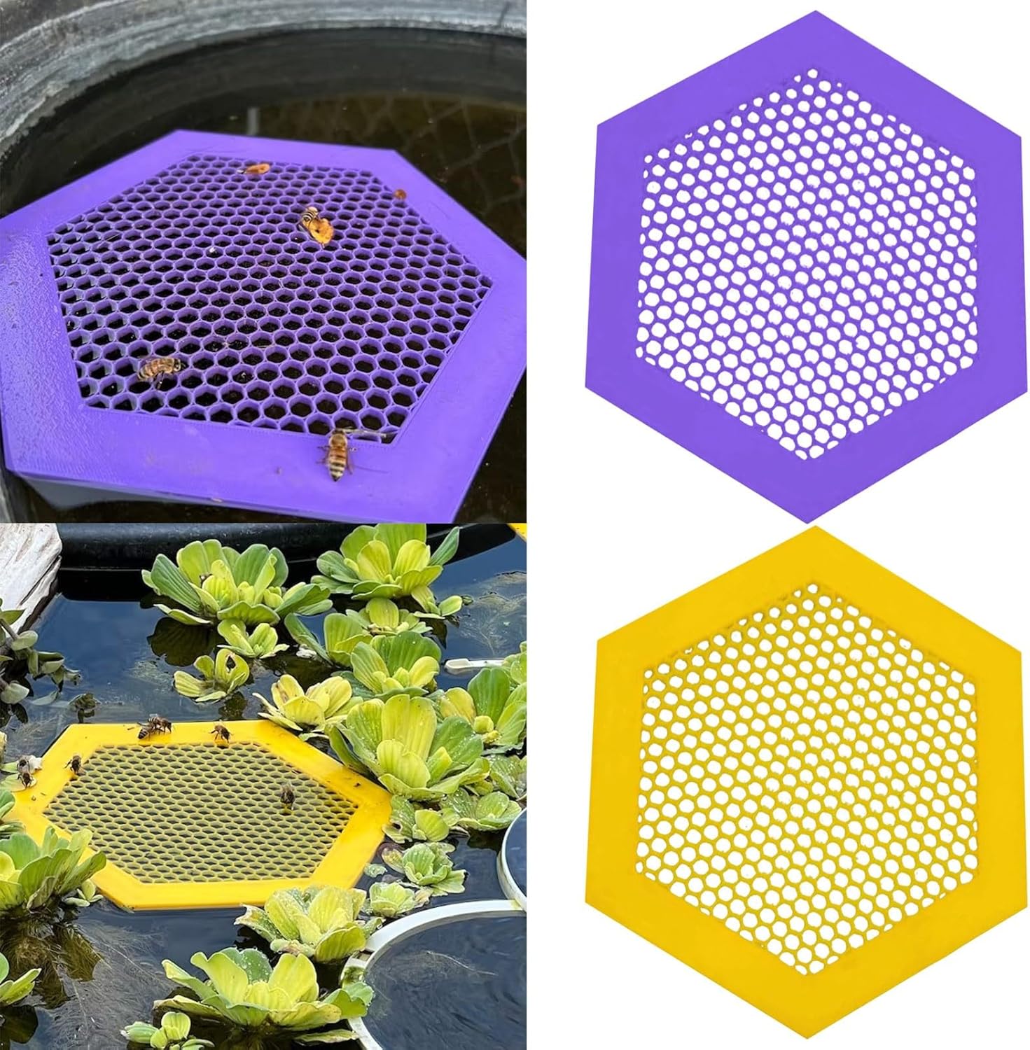 Amazon.com: Generic Printed Floating Bee Island, 2024 New Outdoor Bee ...