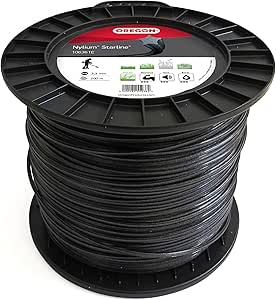 Oregon Nylium Star 3.3mm Strimmer Line, Trimmer Line Tackles Long Grass, Weeds, Edges & Thick ...