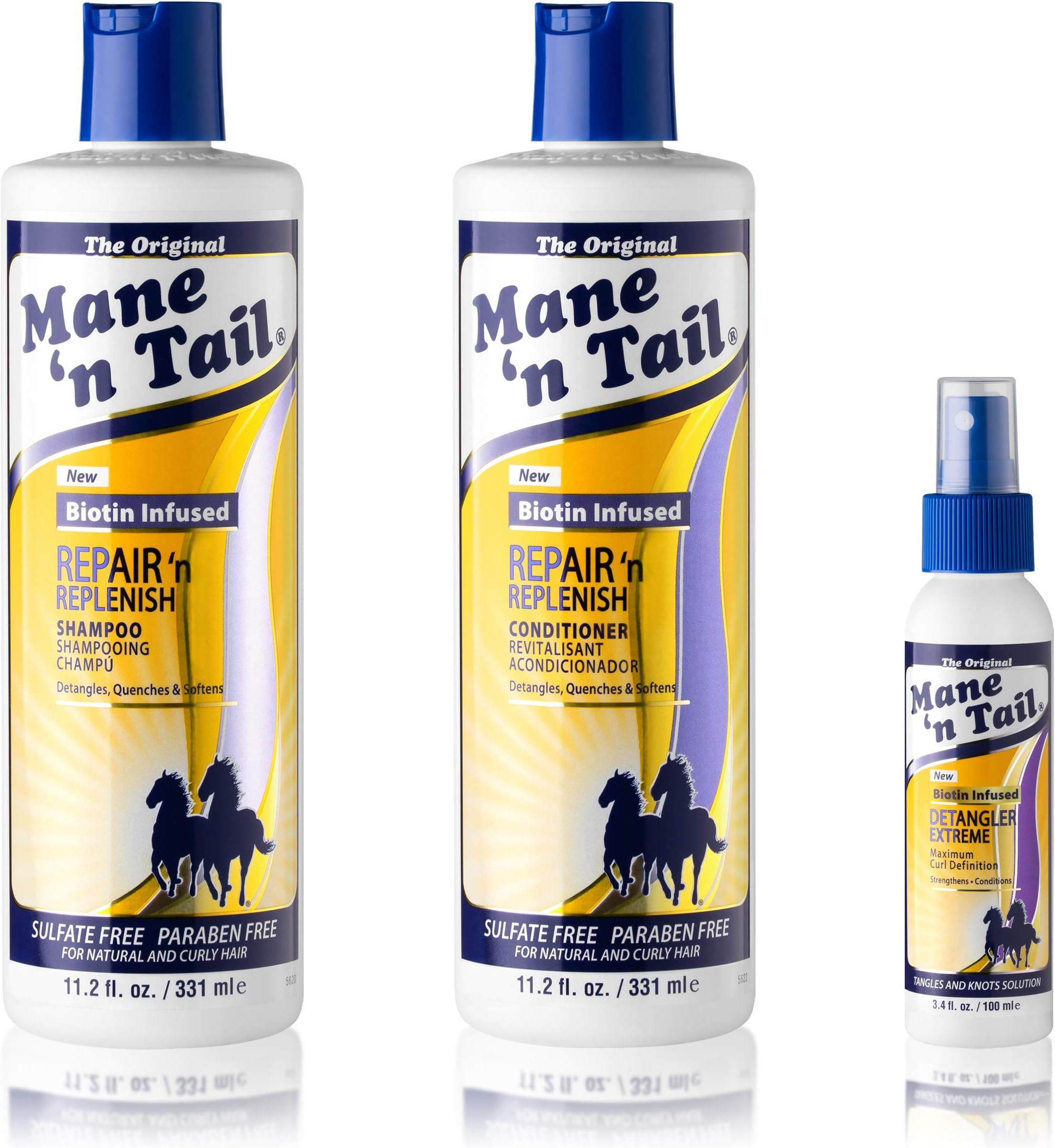 Amazon.com : Mane ’n Tail Repair ’n Replenish Sulfate-Free Shampoo ...