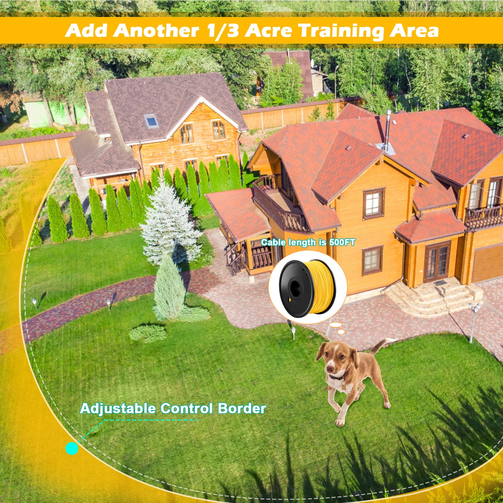 Snapklik.com : YCCOKJJ Dog Fence Wire And Splice Kit 500 FT 22 Gauge ...