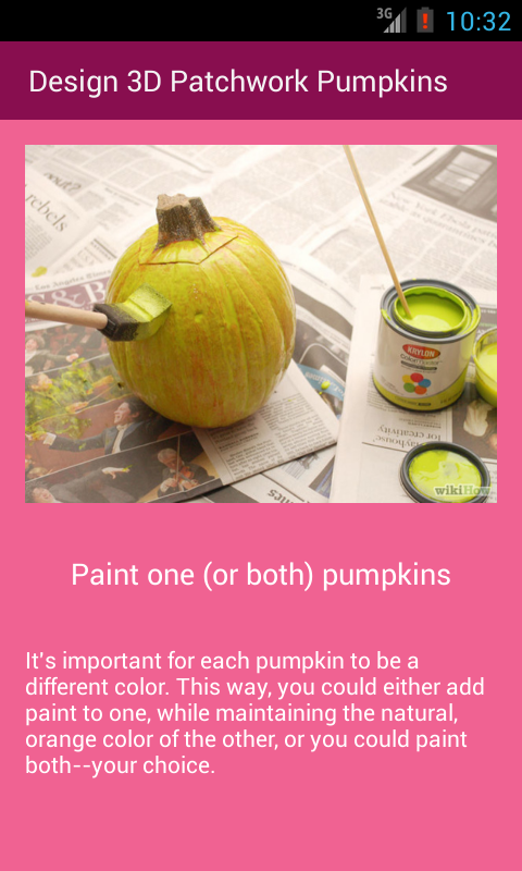 Design 3D Patchwork Pumpkins - App on the Amazon Appstore