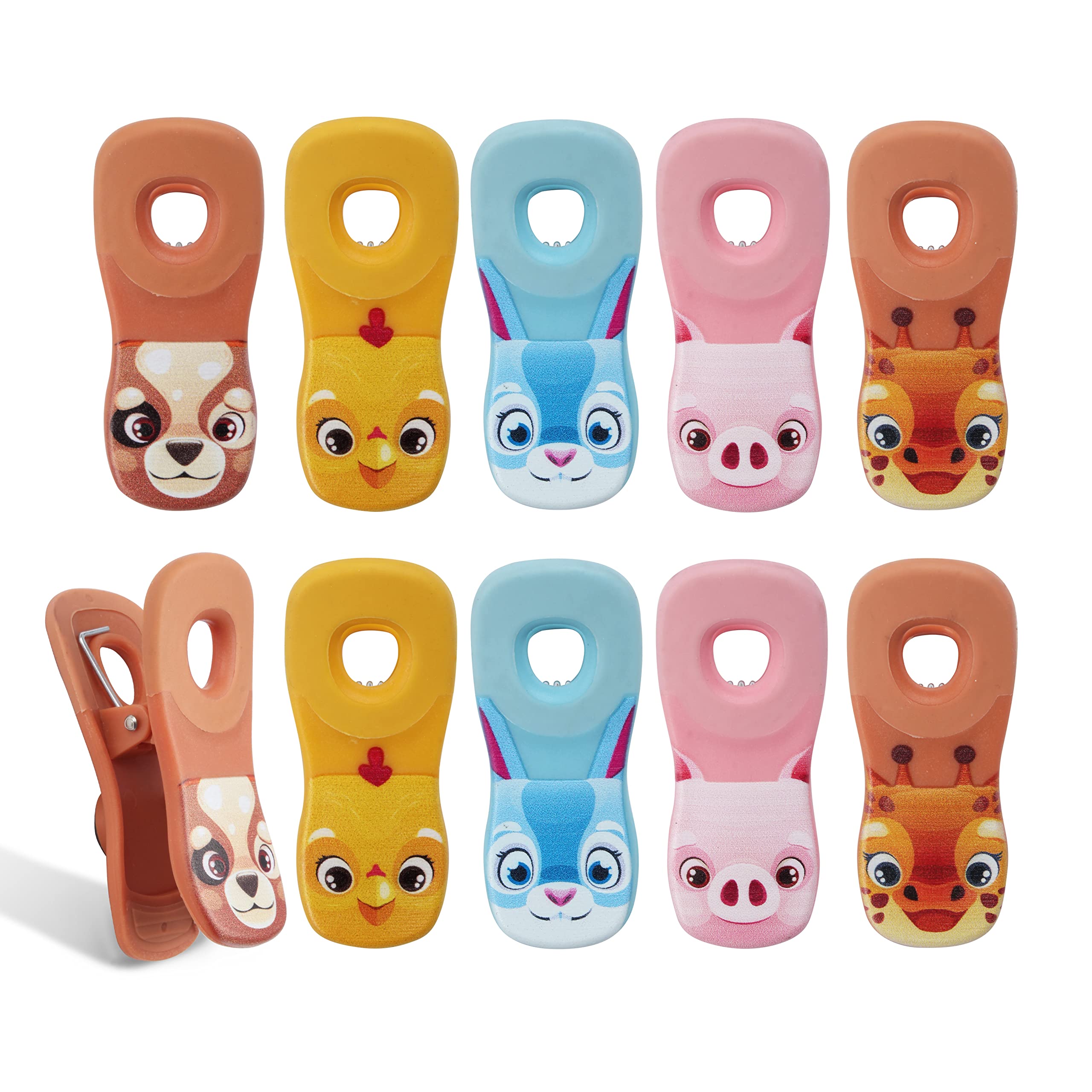 Amazon.com: COOK WITH COLOR Cute Magnetic Bag Clips - Kitchen and Food ...