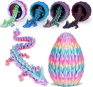 TBOLINE Dragon Egg-3D Impreso Dragón en Huevo, Dragón de vidrio ...