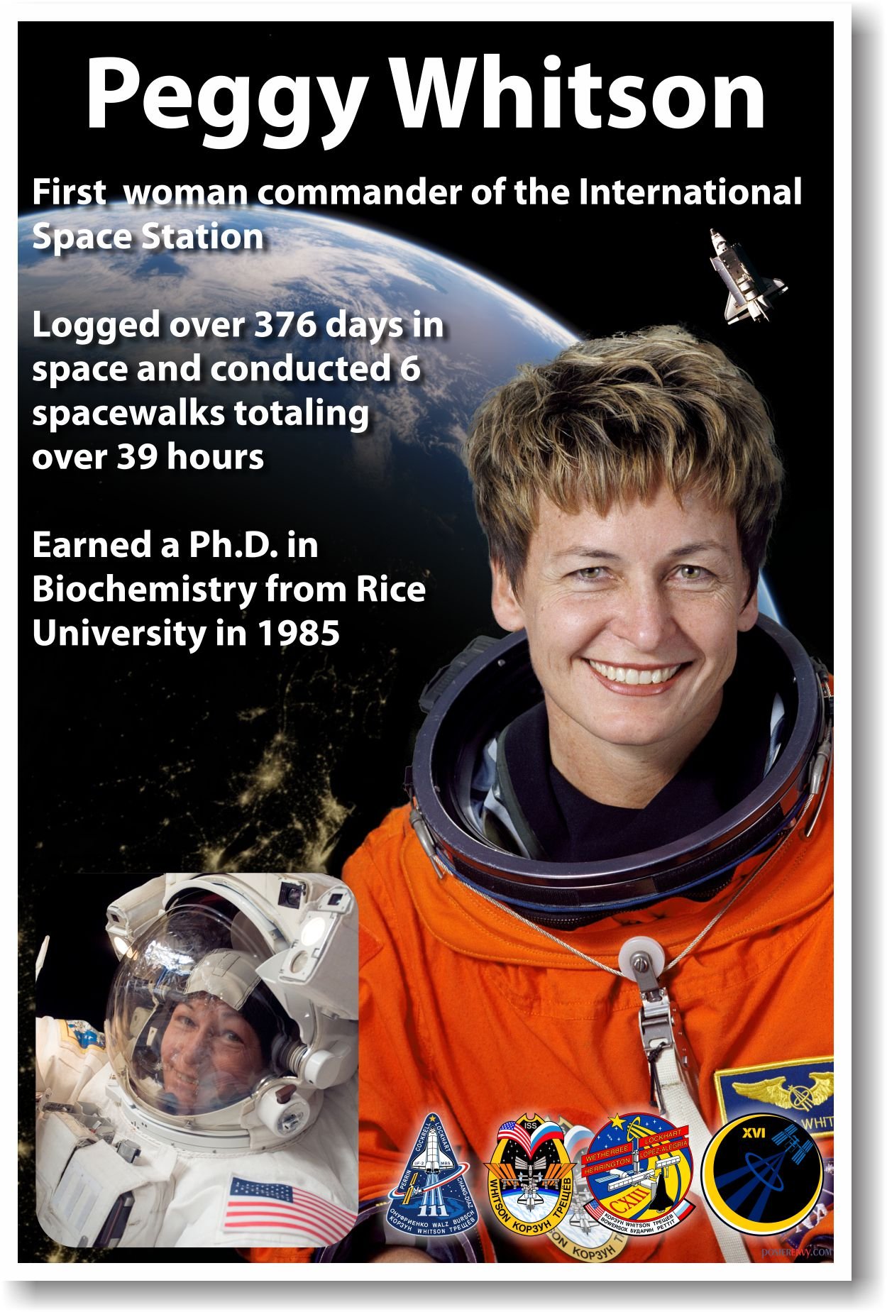 Buy Astronaut Peggy Whitson - First American Woman Commander of the ...