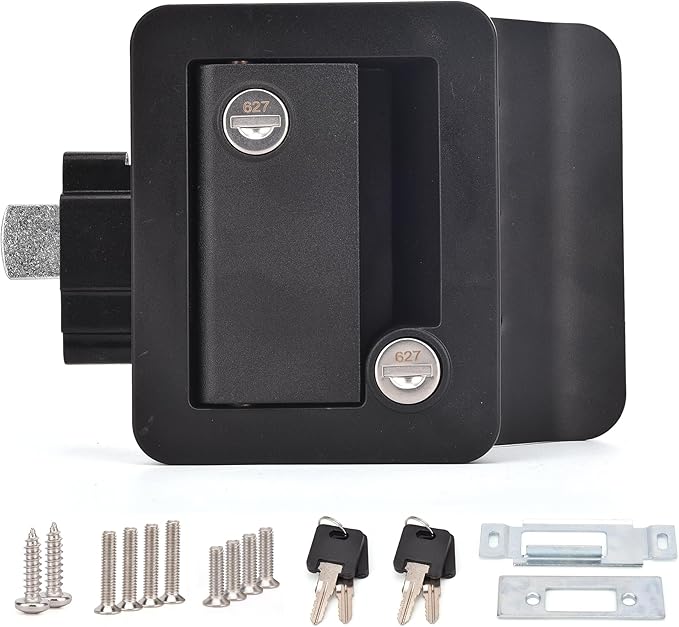 Amazon.com: CNAODUN RV Door Lock 100% Metal Camper Door Lock, RV Door ...